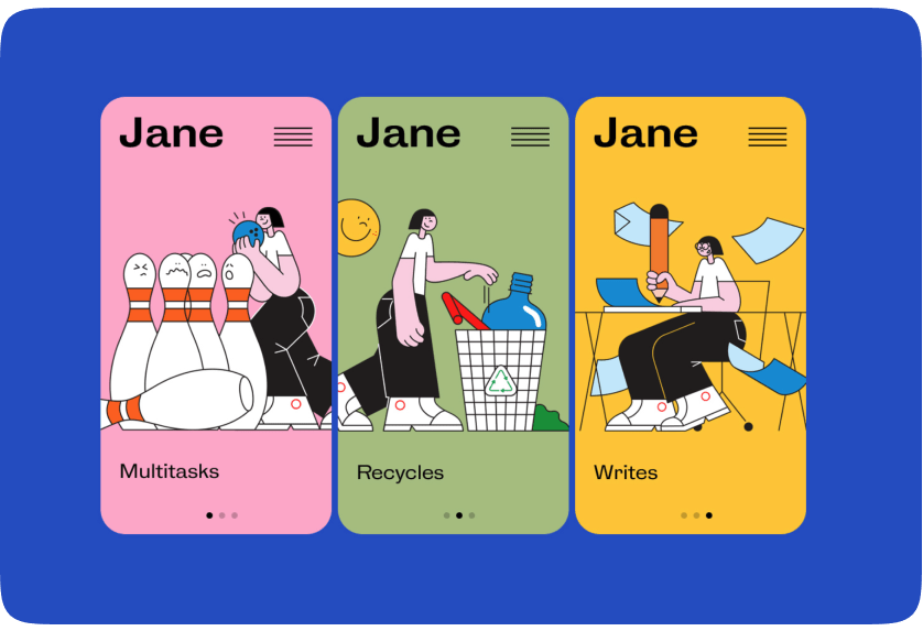 Jane Illustrations | DrawKit